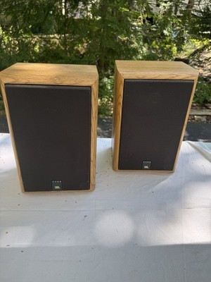 PAIR of JBL 2500 Two-Way Bookshelf Speakers w/ Oak Wood Finish | eBay