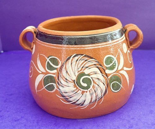 Traditional Ollas de Barro Mexican Clay Bean Pot Pottery Hand Painted 6 ...