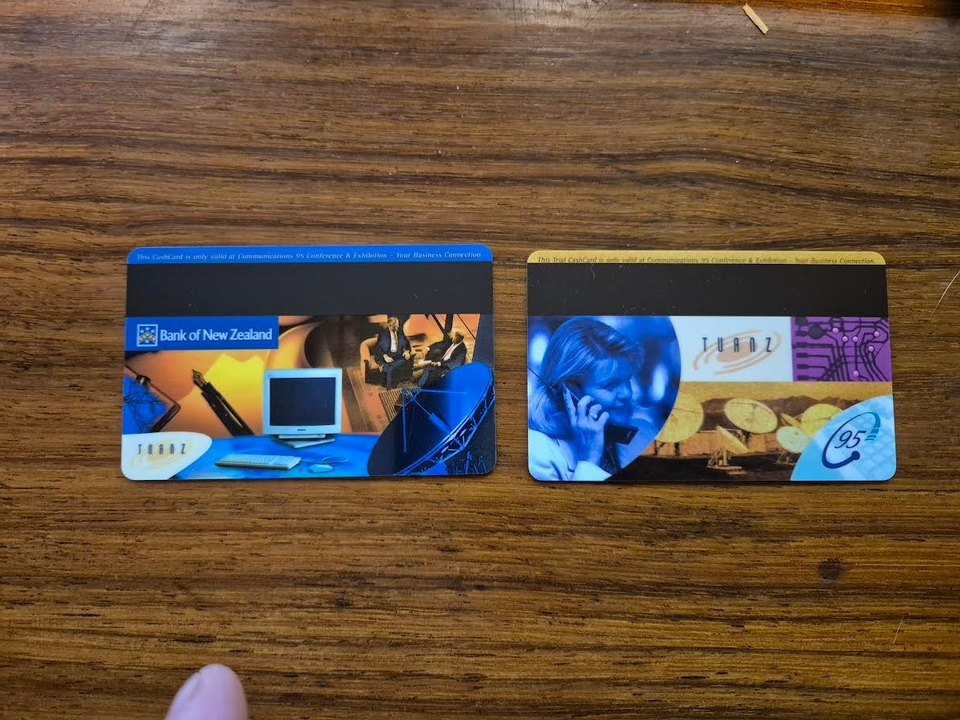 Bank of New Zealand Visa Cash Card 1995 RARE | eBay