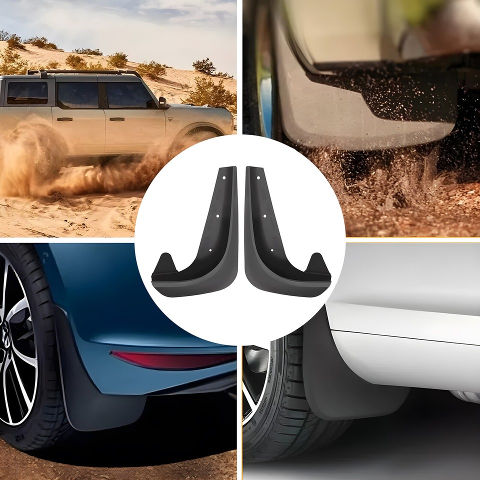EVAPlastic Wearing Mud Flaps Splash Guards Fit For Car Front & Rear ...