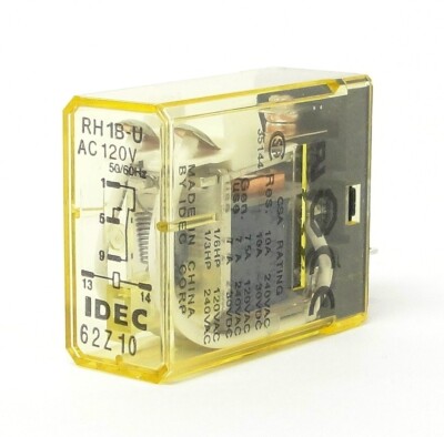 IDEC RH1B-UAC120V, Idec Relay Plug-In SPDT 10A 120VAC | eBay