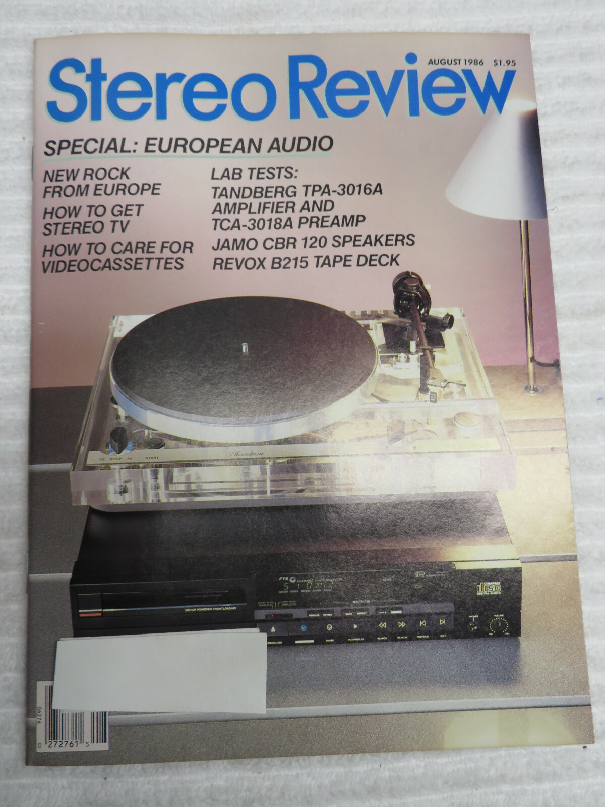 STEREO REVIEW MAGAZINE AUGUST 1986 EUROPEAN AUDIO TANDBERG TPA-3016A | eBay