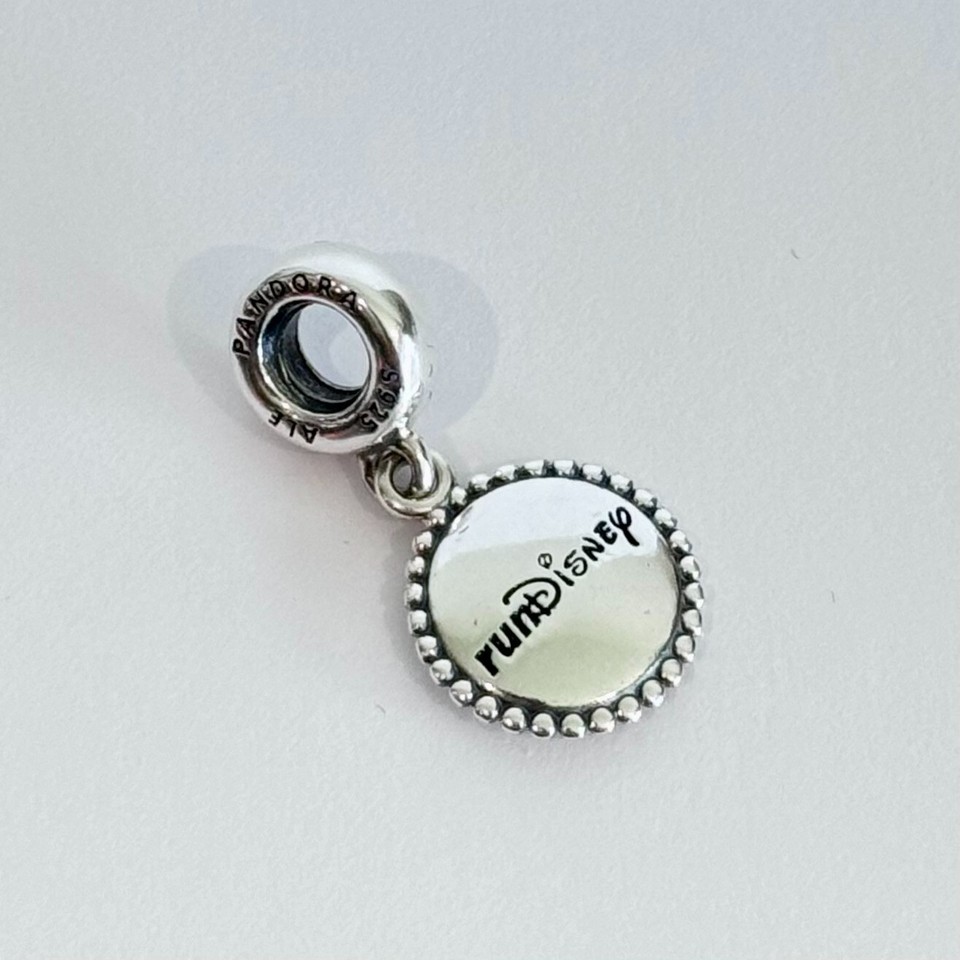 New Pandora Disney Parks Exclusive runDisney Silver Dangle Charm Run ...