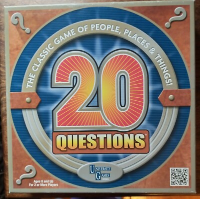 20 Questions Board Game 2010 University Games | eBay