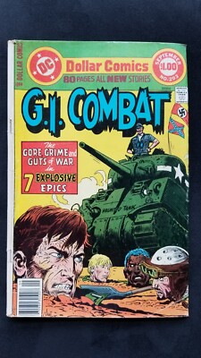 G.I. Combat #203 Newsstand 1977 Gore Grime & Guts 7 Explosive Epics DC Comics | eBay