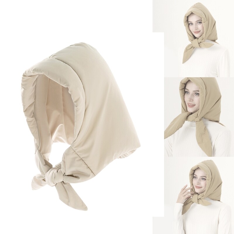 Warm Woman Lightweight Bucket Hat Winter Down Filled Hat for Dating ...