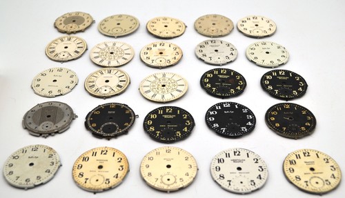Lot of 40 Assorted Vintage Westclox Pocket Watch Dials | eBay