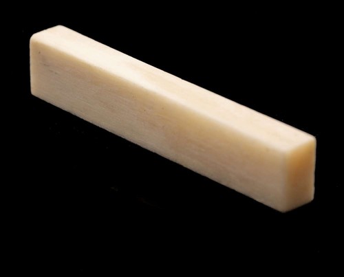 Tone Ninja Genuine Bone Nut Blank, Unbleached 1/4" thick NUT-NU25 | eBay