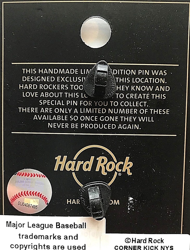 Hard Rock Cafe Yankee Stadium Pin Corner Kicker Soccer Futbol NY ...