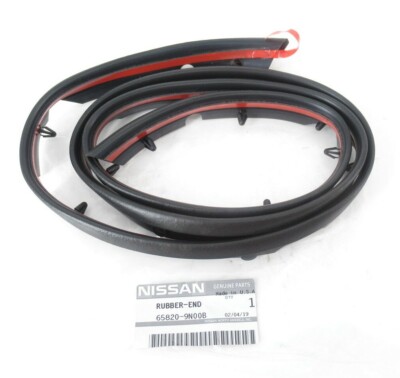 Genuine OEM Nissan 65820-9N00B Front Bumper to Hood Rubber Seal 2009-14 ...