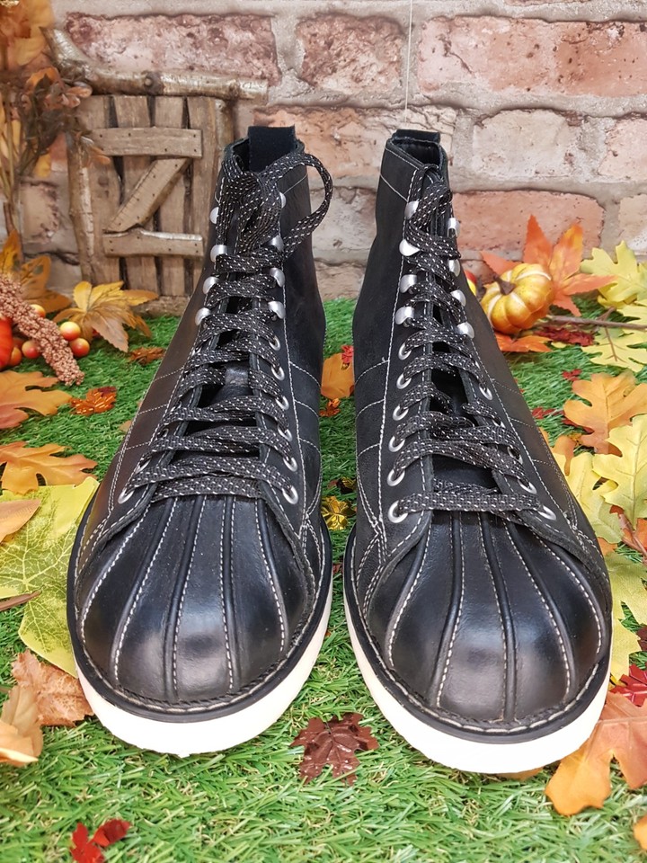 Adidas Originals Superstar Monkey Boots H00241 Core Black Leather Mens ...