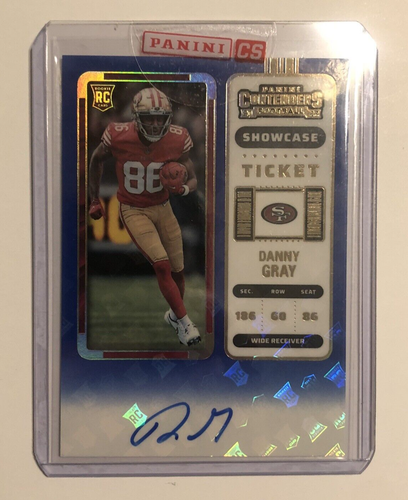 2022 Contenders Danny Gray Showcase Holo Ticket SP Autograph Rookie ...