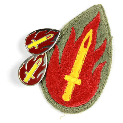 63RD INFANTRY DIVISION ID DISTINCTIVE UNIT INSIGNIA GERMAN MADE PIN DUI ...