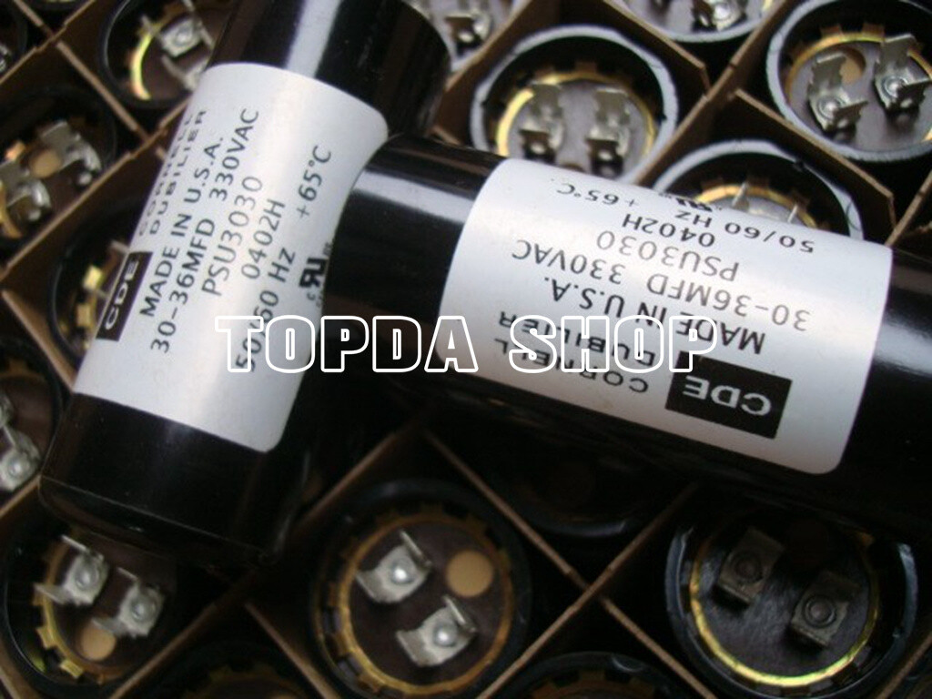PSU3030 CDE 30-36MFD 330VAC Start capacitor 30-36uf 330v for sale ...