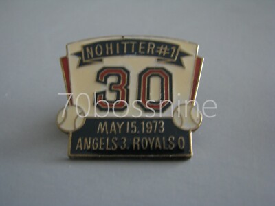 NOLAN RYAN 1ST NO-HITTER 1973 LOGO MLB BASEBALL HAT PIN LAPEL PIN | eBay