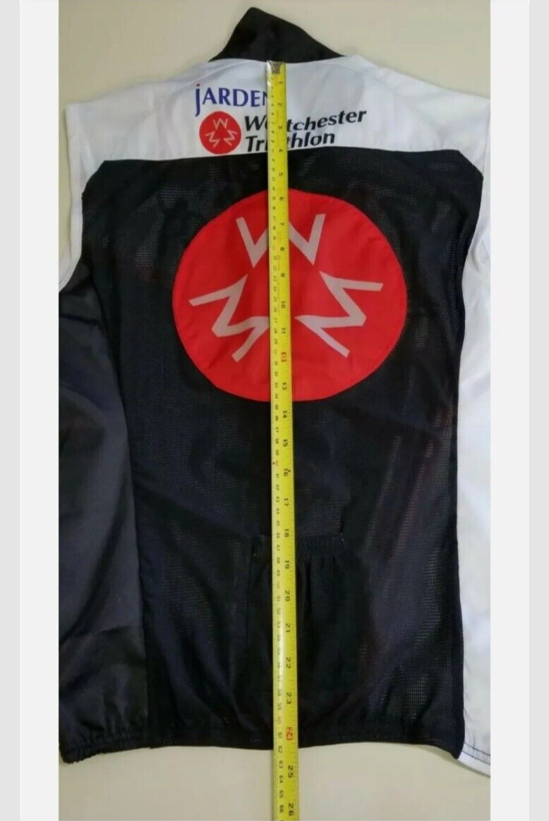 Bicycling Windstopper Vest Left Zip Sz M *Jarden Westchester Triathlon ...
