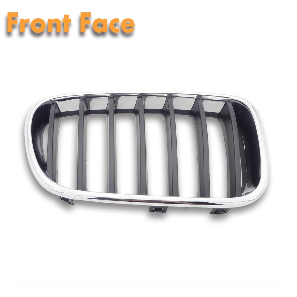 Chrome Front Upper Kindey Grille Right 51117210726 For BMW F25 X3 2011 ...