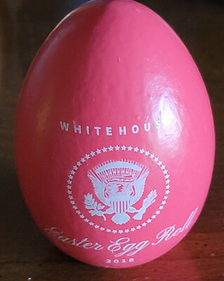 White House 2018 Easter Egg for White House Easter Egg Roll Trump | eBay