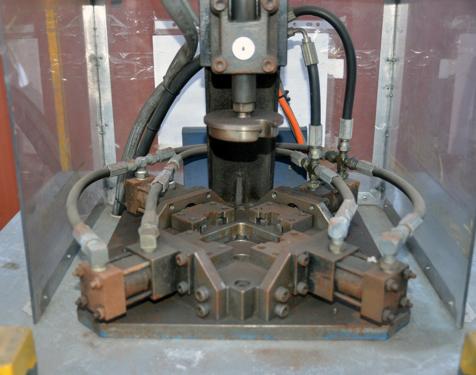 multi axis clinch crimp motor winding rewinding rotary press hydraulic ...