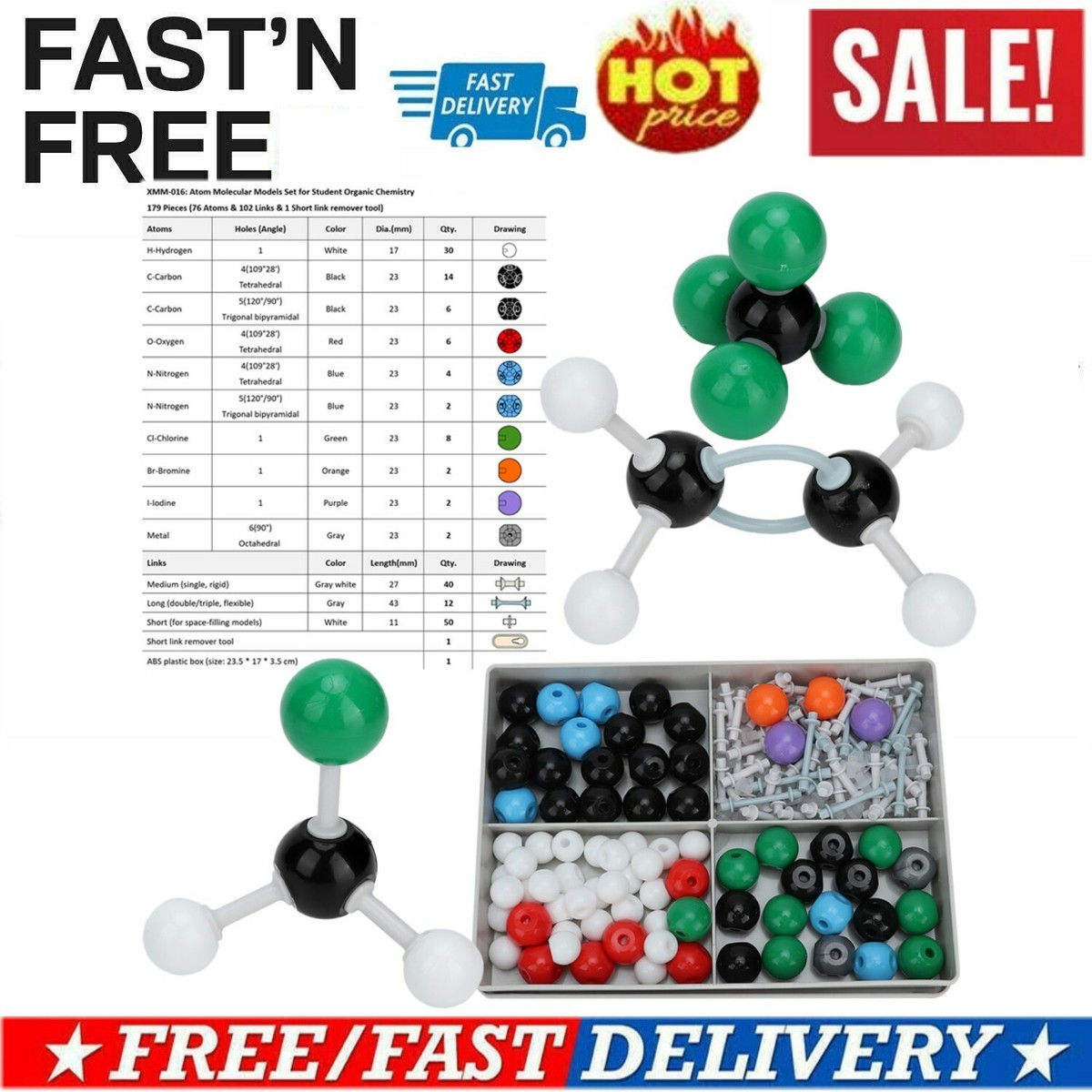 Lego Various Models Of Atoms And Molecules