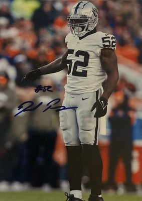 Denzel Perryman Autographed Signed Vegas Raiders Photo | eBay
