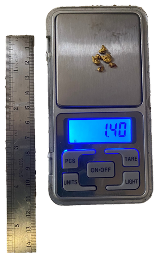 Australian natural gold nuggets for sale 1.40 grams total weight ...