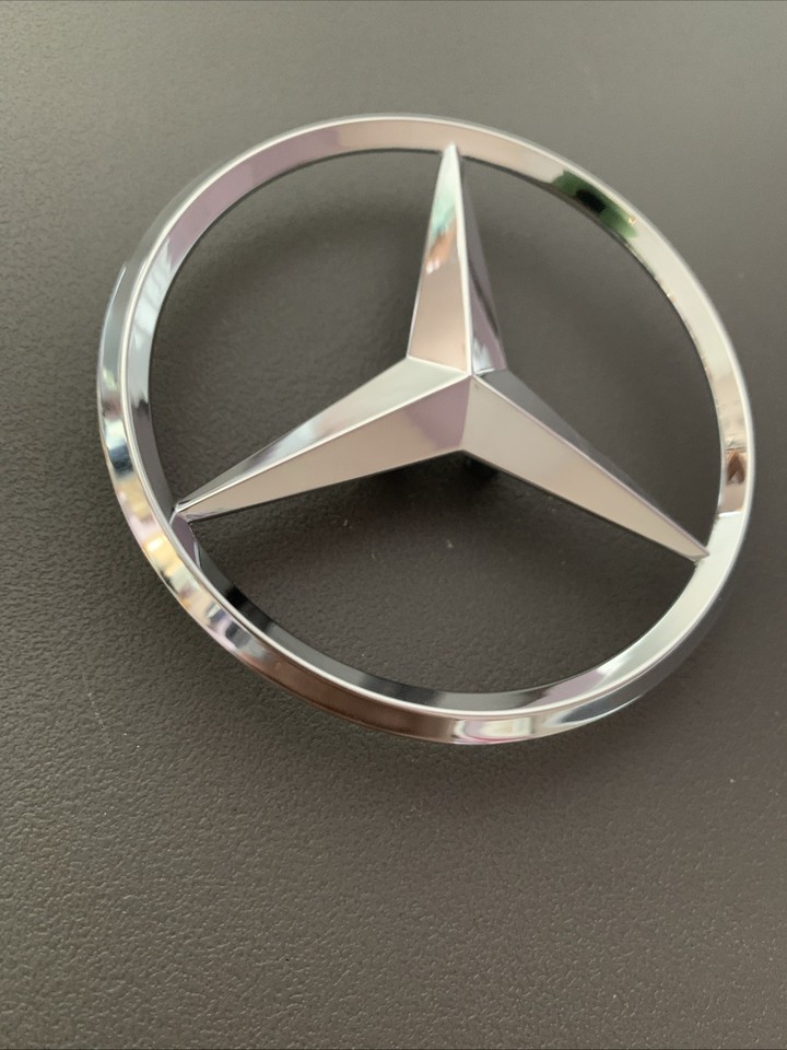 Original Mercedes Benz Autoteil Emblem Logo Grau Silber Neu | eBay.de
