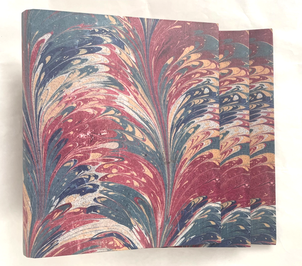 John Derian for Target 2010 • Découpaged marbled paper (1) 3-Ring ...