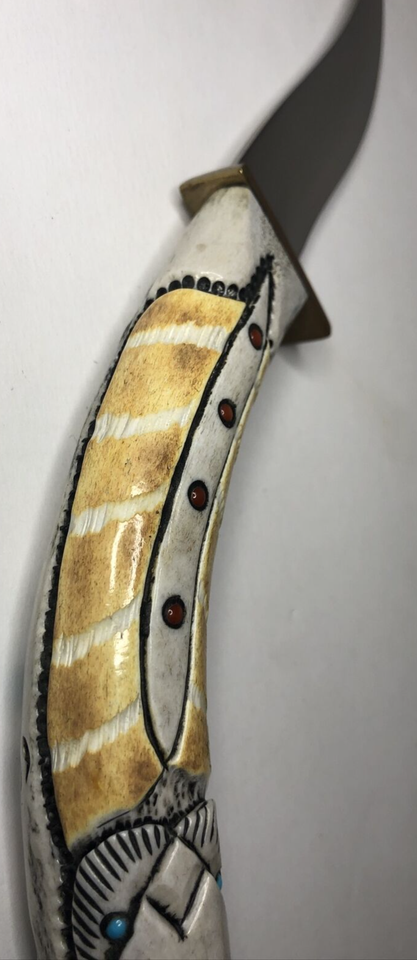 Ted Miller Custom Handmade Knife ~ American Indian Artisan #299 | eBay