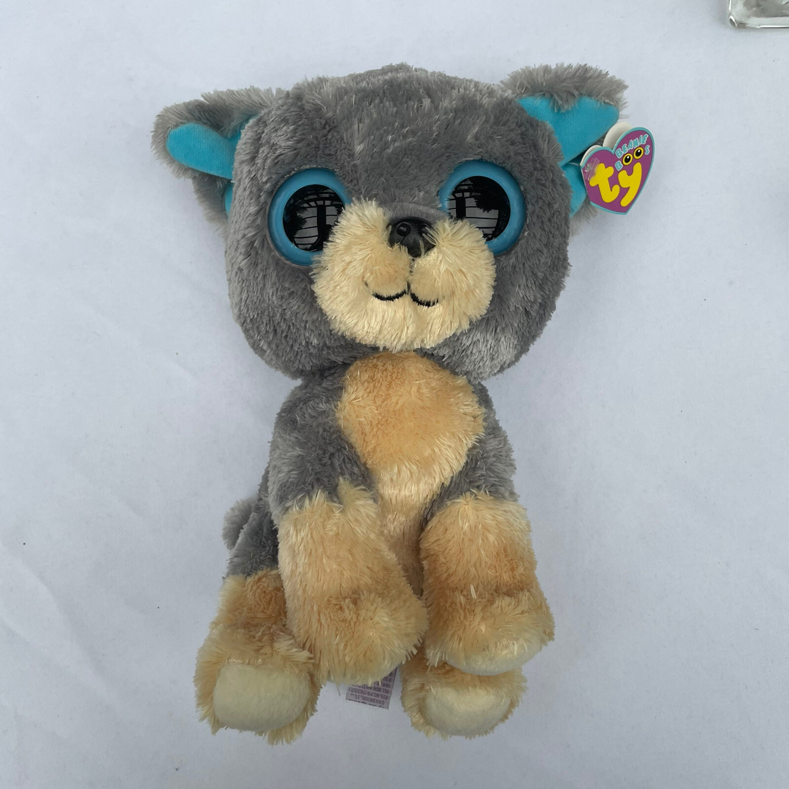 Ty Beanie Boo SCRAPS Buddy the Schnauzer Dog Boos Buddy 9" 23cm Medium ...