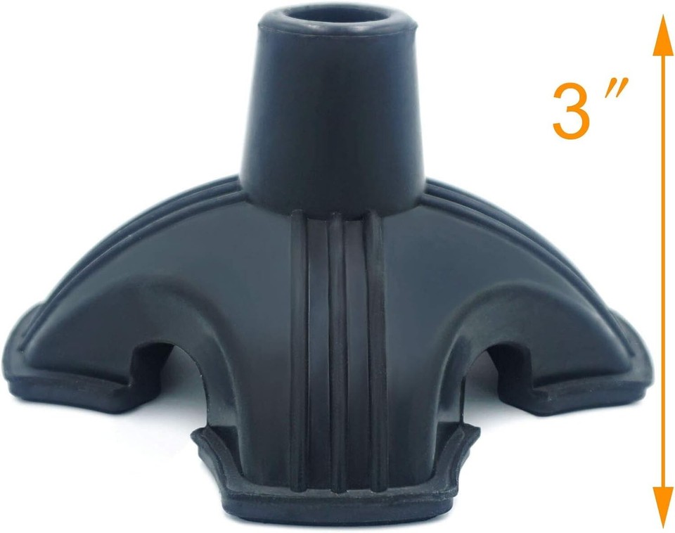 Cane Tip with 4 or 6 Support Rubber Foot for Walking Canes 3/4 Inch ...