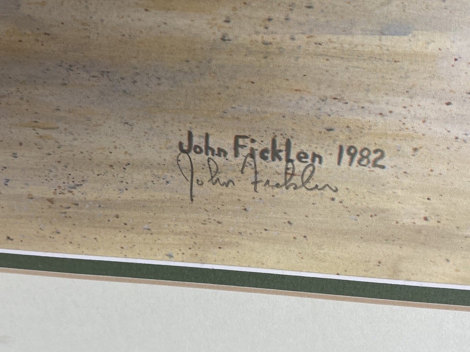 Messerschmitt Me 262A-1b John Ficklen Signed ww2 1945 Painting german ...