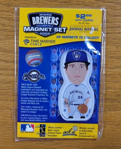 Mat Gamel Magnet Milwaukee Brewers Fridge Micro Collectible 2009 MLB ...