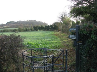 Photo 6x4 Ridgeway footpath towards Princes Risborough Saunderton c2009 ...