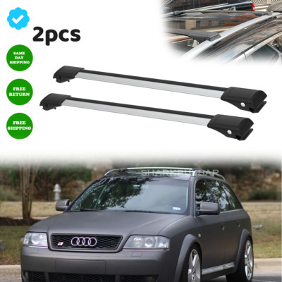 Fit Audi A6 C6 Allroad Quattro 2006-2011 Roof Rack Cross Bars Silver ...