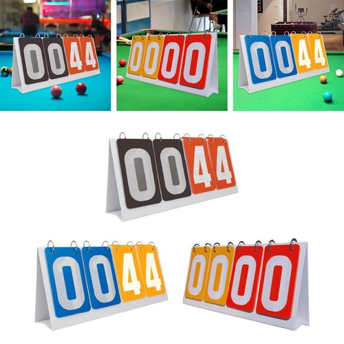Flip Score Board Durable Table Score Flipper for Badminton Basketball ...