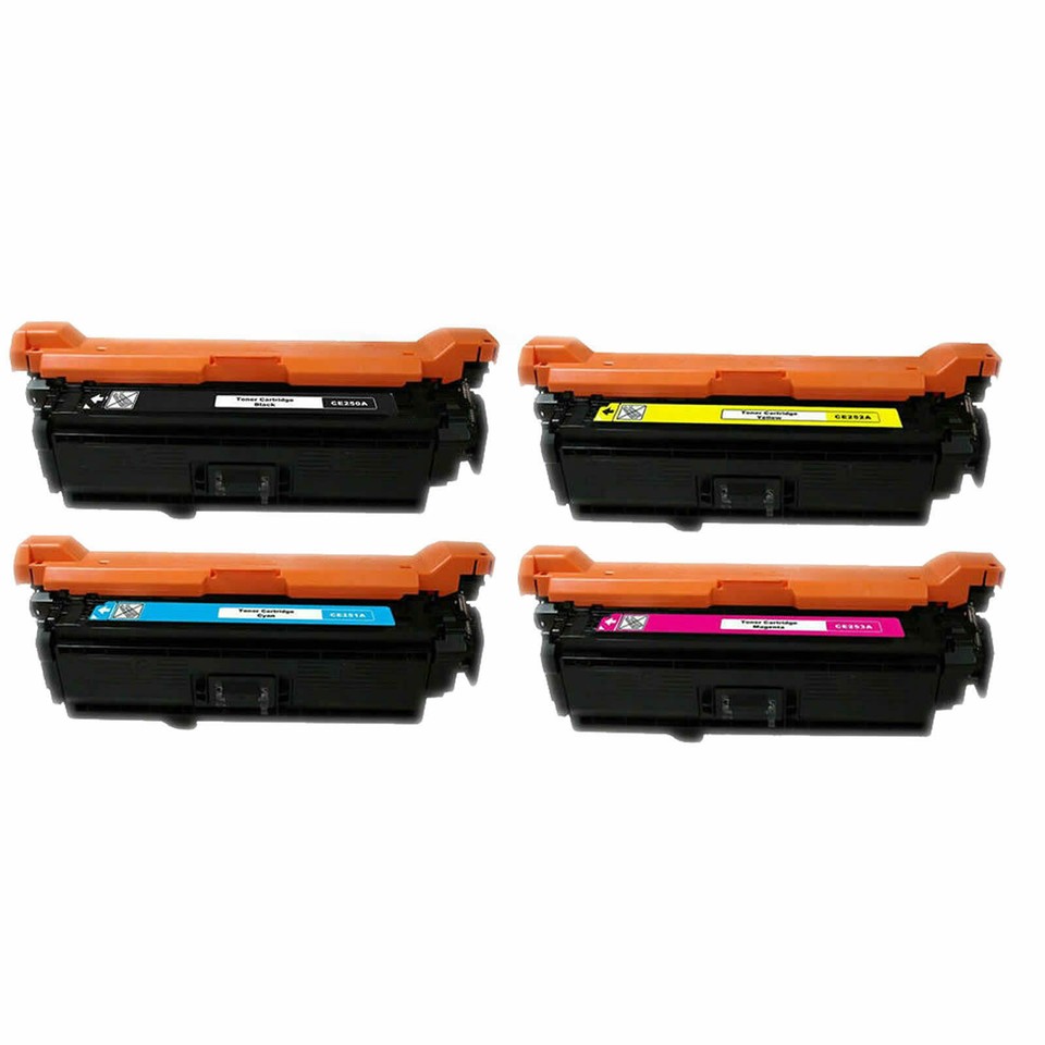 CE250A-CE253A Color Toner Cartridge for HP LaserJet CP3525 CP3525dn ...