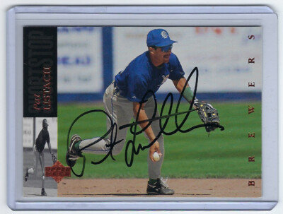 1994 BREWERS Pat Listach signed card Upper Deck #305 AUTO Autographed ...