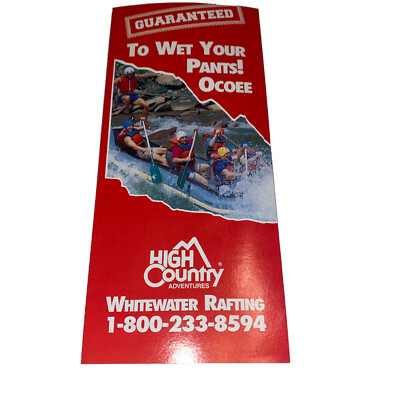 Travel Brochure ~ Whitewater Rafting ~ High Country ~ Ocoee River ...