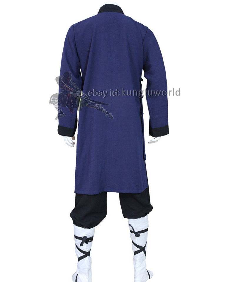 Custom Shaolin Monk Robe Kung fu Tai chi Uniform Martial arts Suit 25 ...
