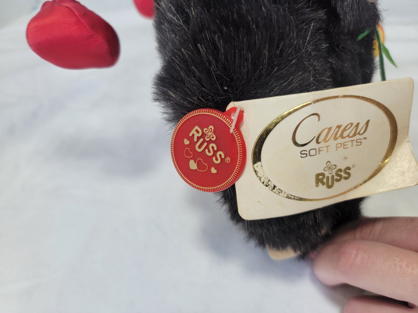 Russ Berrie Baby BUNGO Caress Soft Pets Newborn Plush With Pacifier 6 ...