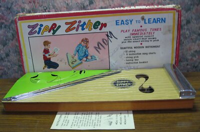 Zippy Zither 12 String Kids' Wooden Instrument - Jaymar Specialty J7217 ...
