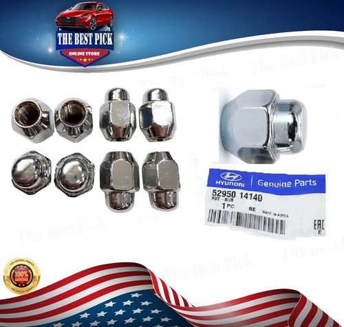 Wheel Lug Nut 10pcs SONATA ELANTRA TUCSON VELOSTER SANTA FE FORT ...