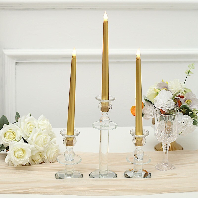 Gold Lighted Centerpieces Mason Jars With Fairy Lights, Farmhouse