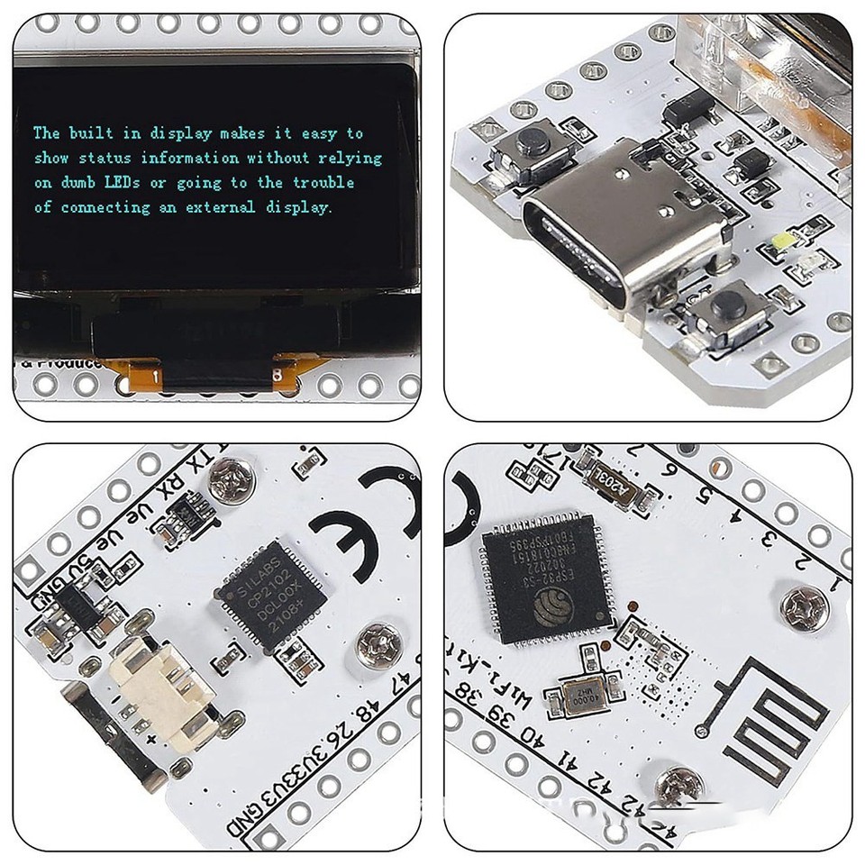 ESP32 OLED WiFi Kit ESP 32 OLED Display WiFi+Bluetooth Internet Development1112 | eBay UK