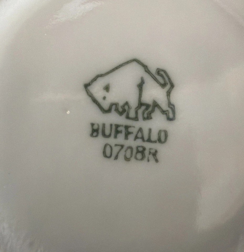 6 BUFFALO Mug/Cup USA Heavy Restaurant Ware Coffee Backstamp 0703R 8oz ...