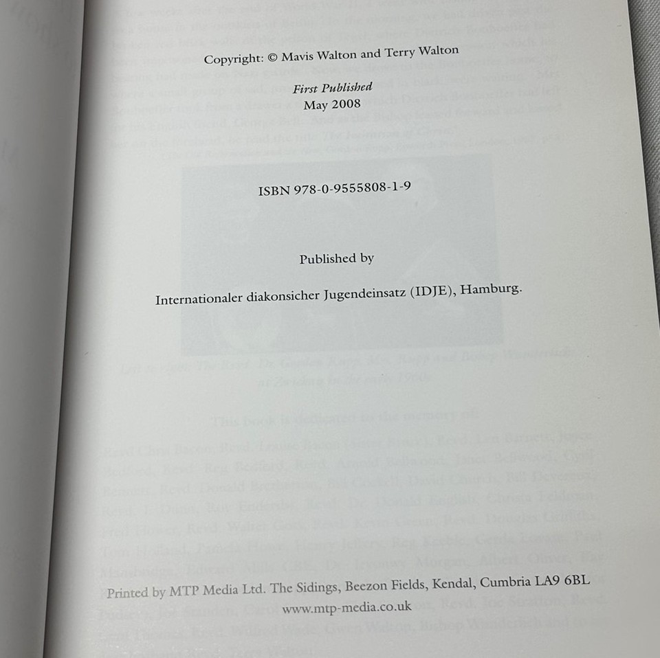 HAVE COURAGE TO SHOW COMPASSION Mavis Walton youth work Terry Walton ...