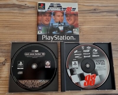 Neuwertig Formel 1 98 Playstation PS1 Spiel OVP + Next Wave Herbst 98 ...