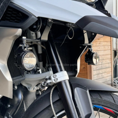 Complete 100W LED Auxiliary Spot Fog Light Assembly Kit - BMW R1250GS ...