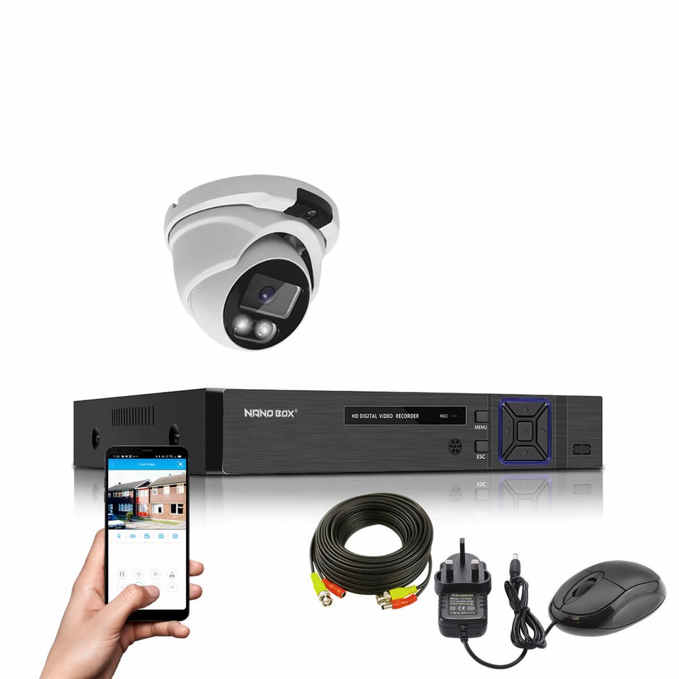 5MP CCTV CAMERA SYSTEM 4K 4/8 CHANNEL DVR OUTDOOR NIGHTVISION HOME ...